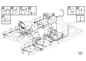 China VOE14612633 Cable harness Volvo.Heavy parts EC240B for sale