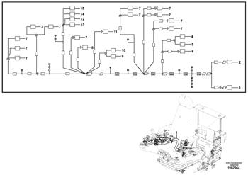 China 8159168 Cable terminal Volvo.Heavy parts for sale