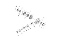 China RM13263330 Gear set Volvo.Heavy parts SD100C, SD110C/SD110, SD45B, SD70/SD77, SD77DA for sale