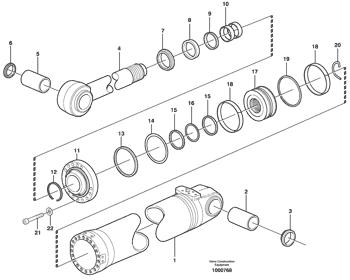 China VOE11708833 Sealing kit Volvo.Heavy parts L110E, L120E for sale