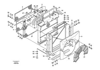 China VOE14525536 Radiator Volvo.Heavy parts EC240B, EC290B for sale