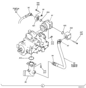 China YF10V00009F1 PUMP Kobelco parts ED150, ED160 BLADE, ED150-2 for sale