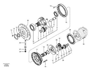 China VOE14558605 Sealing Volvo.Heavy parts EC240B, EC240C, FC2924C for sale