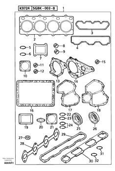 China PJ195907120 Sealing Kit Volvo.Heavy parts EC50, EC50VV, EW50, EW50VV for sale