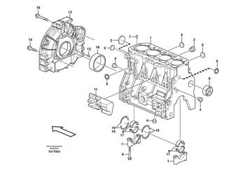 China VOE11714765 Crankshaft seal for sale