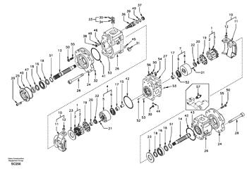 China SA1142-05460 Pump Volvo.Heavy parts for sale