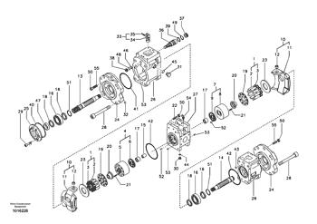 China VOE14531853 Pump Volvo.Heavy parts EC135B for sale