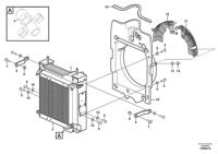 China VOE11891165 Radiator Volvo.Heavy parts BL60, BL70, BL71, BL71PLUS for sale