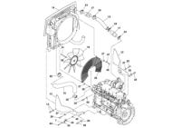 China RM13218599 Radiator bracket Volvo.Heavy parts SD116DX/SD116F, SD160/SD190/SD200 for sale