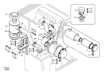 China VOE14527364 Hose Volvo.Heavy parts EC330B, EC330C, EC360B, EC360C, EC360CHR, EC460B, EC460C, EC460CHR, PL4608, PL4611 for sale
