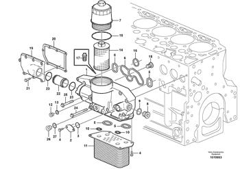 China VOE20459218 Gasket Volvo.Heavy parts EC135B, EC140B, EC160B, EC180B, EC210B, EW145B for sale