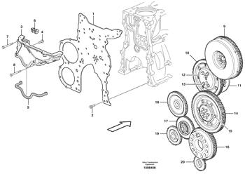 China VOE20817742 Gasket Volvo.Heavy parts A25D, A25E, A25F, A25F/G, A25G, A30D, A30E, A30F, A30F/G, A30G, A35F, A35F FS, EC340D, EC380D, EC380DHR, EC480D, EC480DHR, FB2800C, FBR2800C, G900 MODELS, L150E, L150G, L180G, L180G HL, L220G, L250G, ... for sale