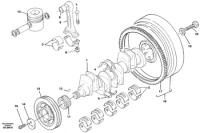 China VOE11999180 Crankshaft Volvo.Heavy parts EC130 ÅKERMAN, EW130 ÅKERMAN, L50B/L50C VOLVO BM for sale