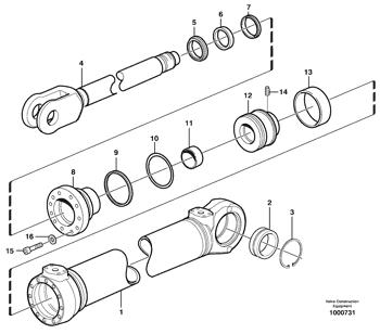 China VOE11709872 Sealing kit Volvo.Heavy parts L60E, L60F, L60G, L60H, L70E, L70F, L70G, L70H for sale