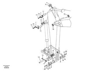 China VOE14511754 Pin Volvo.Heavy parts EC290, EC290B for sale