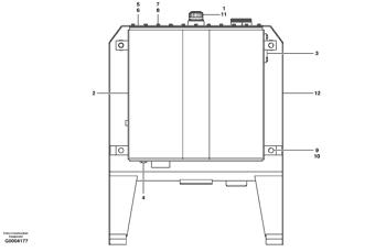 China CH97473 Gasket Volvo.Heavy parts G700 MODELS for sale