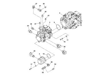 China RM13223912 Pump Volvo.Heavy parts SD100/SD105, SD70/SD77 for sale
