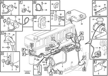China VOE20478260 Sensor Volvo.Heavy parts A35D for sale