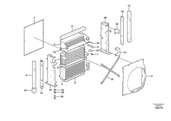 China VOE14549880 Oil cooler Volvo.Heavy parts EC200B, EC210B, EC210C, FC2421C for sale