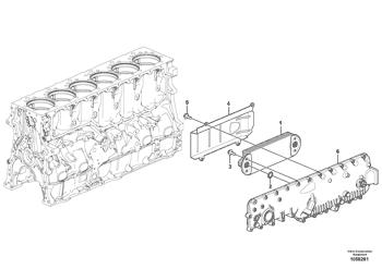 China VOE20505537 Oil cooler Volvo.Heavy parts A35F, A35F FS, A35F/G, A35F/G FS, A35G, A40G, EC380D, EC480D, L150G, L150H, L180G, L180G HL, L180H, L180H HL, L220G, L220H, L250G, L250H for sale