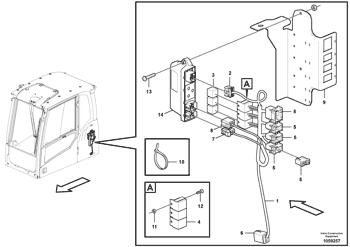 China PNA21891605 Relay Volvo.Heavy parts EW140C, EW160C, EW180C, EW210C for sale