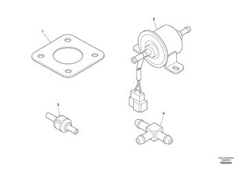 China VOE22437050 Fuel pump Volvo.Heavy parts EC15D, EC18D, EC20D, EC35D, EC55D, EC60D, EC80D, ECR35D, ECR40D, ECR50D, ECR58D, ECR88D, EW60E, SD75B for sale