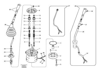 China SA1148-01890 Control lever Volvo.Heavy parts for sale