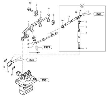 China PJ7415493 Fuel pipe Volvo.Heavy parts EC25, EC30, EC35 for sale