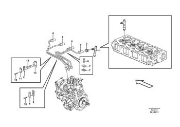 China VOE11714947 Injector Volvo.Heavy parts MC110B, MC90B for sale