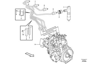 China VOE15103825 Injector Volvo.Heavy parts MC80B for sale