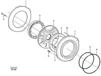 China VOE11103422 Brake piston Volvo.Heavy parts L110E, L110F, L120E, L120F, L70E, L70F, L90E, L90F for sale