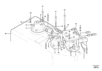 China CH87587 Valve Volvo.Heavy parts G700B MODELS for sale