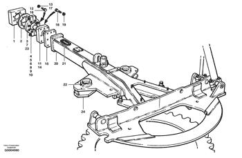 China CH30A-10ZI Hexagon nut Volvo.Heavy parts for sale