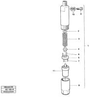 China VOE11032785 Injector Volvo.Heavy parts A20C, A20C VOLVO BM, A25C, A25C VOLVO BM, EC280, L120B VOLVO BM, L120C, L120C VOLVO BM, L120D for sale