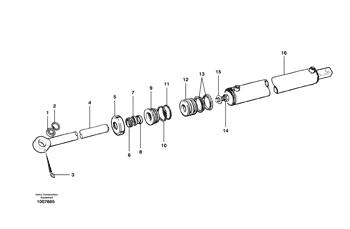 China CH74694 Piston Volvo.Heavy parts G700 MODELS, G700B MODELS, G900 MODELS, G900B for sale