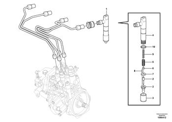 China VOE14520576 Injector Volvo.Heavy parts EC55B, EC55C, EC60C, EC80D, ECR58, ECR88, EW55B for sale