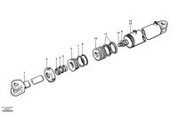 China CH89034 Piston rod Volvo.Heavy parts G700 MODELS, G700B MODELS for sale