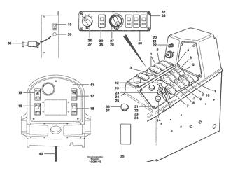 China CH402244 Switch Volvo.Heavy parts G700B MODELS for sale