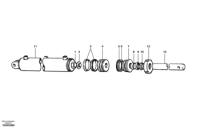 China CH89078 Piston rod Volvo.Heavy parts G700 MODELS, G700B MODELS for sale