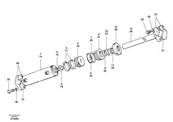 China CH80670 Cap Volvo.Heavy parts G700 MODELS, G700B MODELS, G900 MODELS, G900B for sale