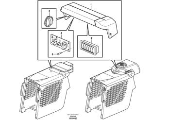 China 11715817 Air Outlet Volvo.Heavy parts for sale
