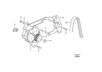 China VOE20765376 Alternator Volvo.Heavy parts EC140B, EC210B, EC240B, EC290B, EW140B, EW160B, EW180B, EW200B for sale