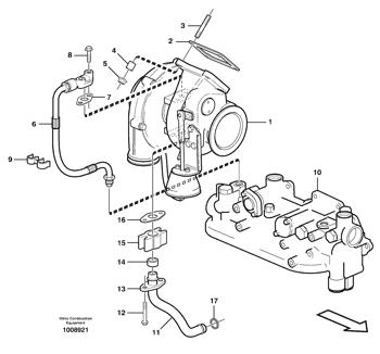 China VOE11129601 Turbocharger Volvo.Heavy parts A25D, A25E, A30D, A30E for sale