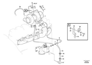 China VOE11447087 Turbocharger Volvo.Heavy parts L330E for sale