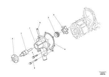 China VOE17265867 Water pump Volvo.Heavy parts ECR25D for sale