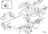 China VOE20431137 Coolant Pump Volvo.Heavy parts A35D, A40D, EC330B, EC360B, L180E, L220E, T450D for sale