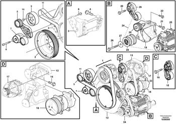 China VOE21479276 Belt tensioner Volvo.Heavy parts A35F, A35F FS, A35F/G, A35F/G FS, A35G, A40G, EC340D, EC350E, EC380D, EC380DHR, EC380E, EC380EHR, EC480D, EC480DHR, EC480E, EC480EHR, L150G, L150H, L180G, L180G HL, L180H, L180H HL, L220G, L220H, L250... for sale