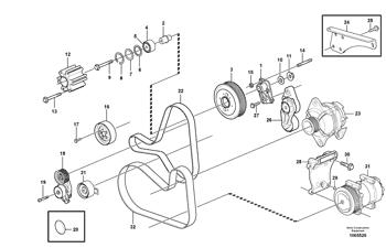 China VOE21631484 Belt tensioner Volvo.Heavy parts A40F/G, A40F/G FS, A45G, A45G FS, A60H, EC700CHR, EC750D, EC750E, EC950E for sale