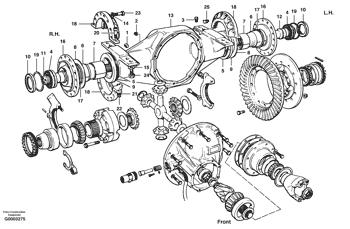 China CH37583 Bearing Volvo.Heavy parts G700 MODELS, G700B MODELS for sale