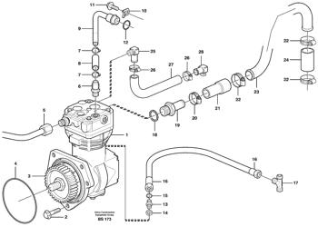 China VOE11118572 Compressor Volvo.Heavy parts A35D, A40D for sale